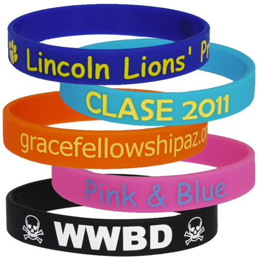 Custom Awareness Bracelets & Personalized Wristbands with Logo | Promo ...
