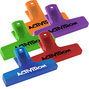 Promotional Bag Clips| Custom printed Chip Clips – Promo Direct