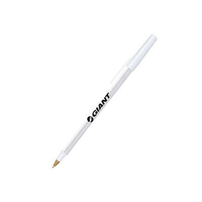 White Bic Pen