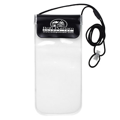 Logo waterproof carrying case with lanyard Promo Direct
