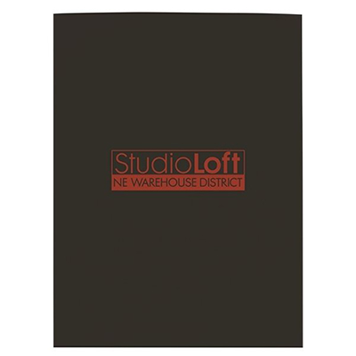 Promotional gloss paper folder | Customized gloss paper folder : from ...